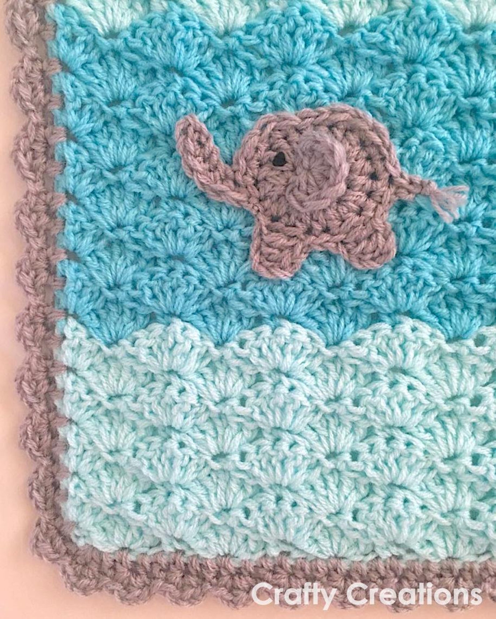Elephant Baby Blanket Crochet Pattern - Etsy