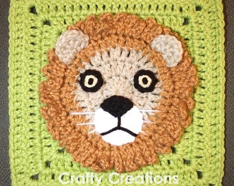 Baboon Granny Square Crochet Pattern - Etsy