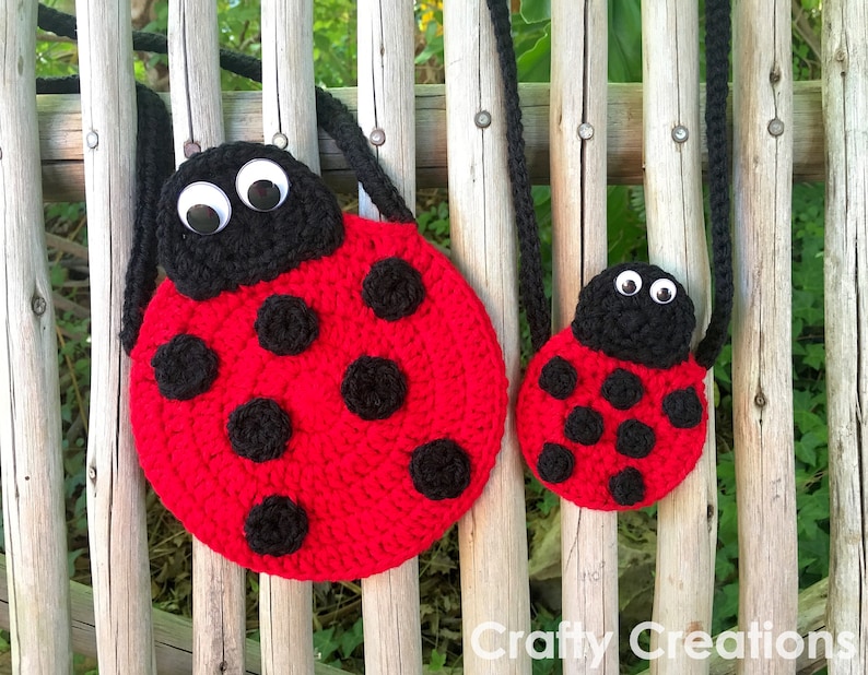 Ladybug Purse Crochet Pattern - Etsy