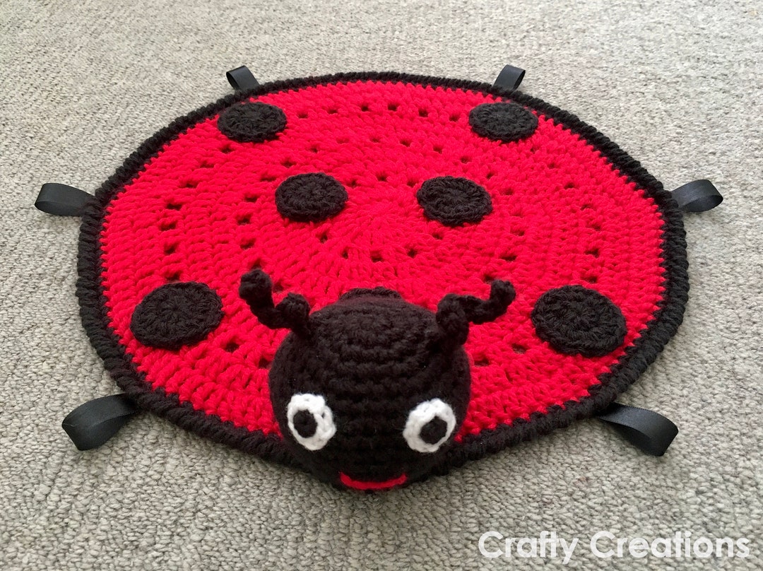 Ladybug Lovey (security Blanket) Crochet Pattern - Etsy