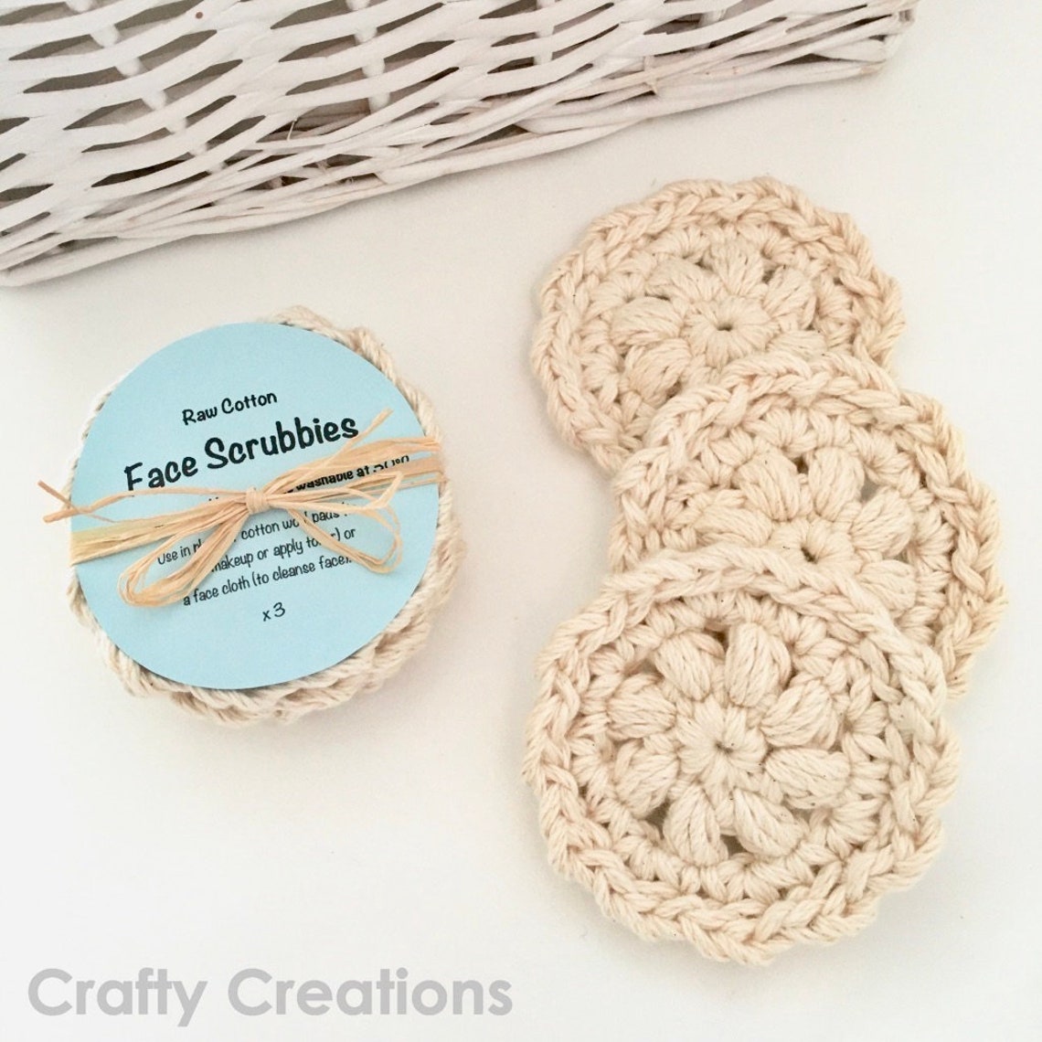 Round Face Scrubby Crochet Pattern - Etsy