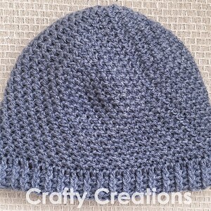 Reversible Adult Beanie Crochet Pattern - Etsy