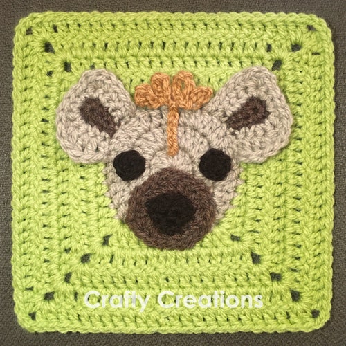 Springbok Granny Square Crochet Pattern - Etsy