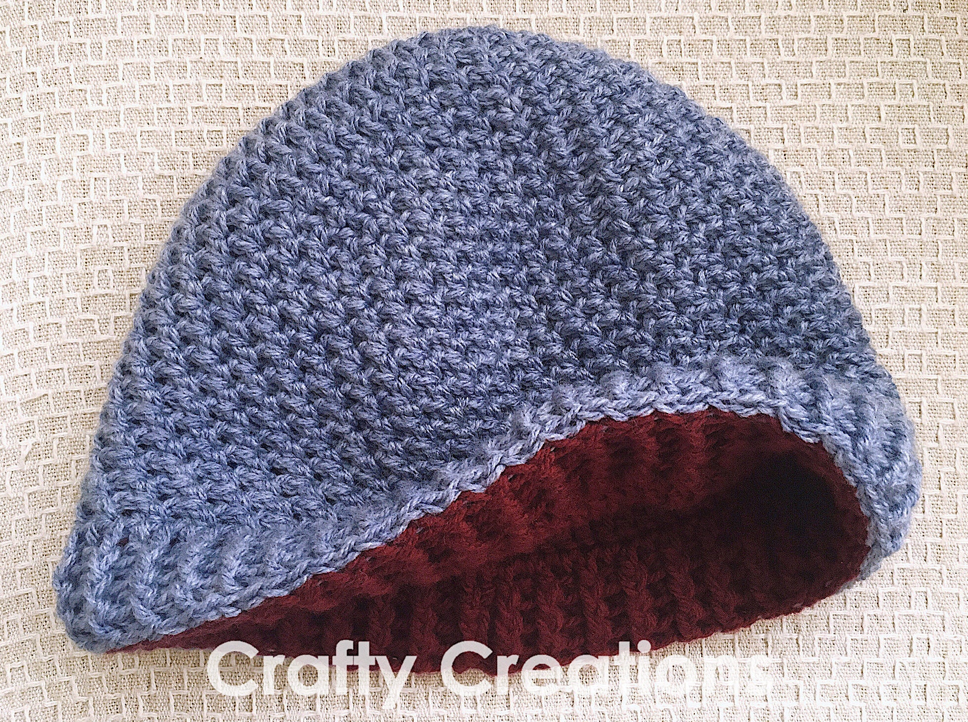 Reversible Adult Beanie Crochet Pattern - Etsy