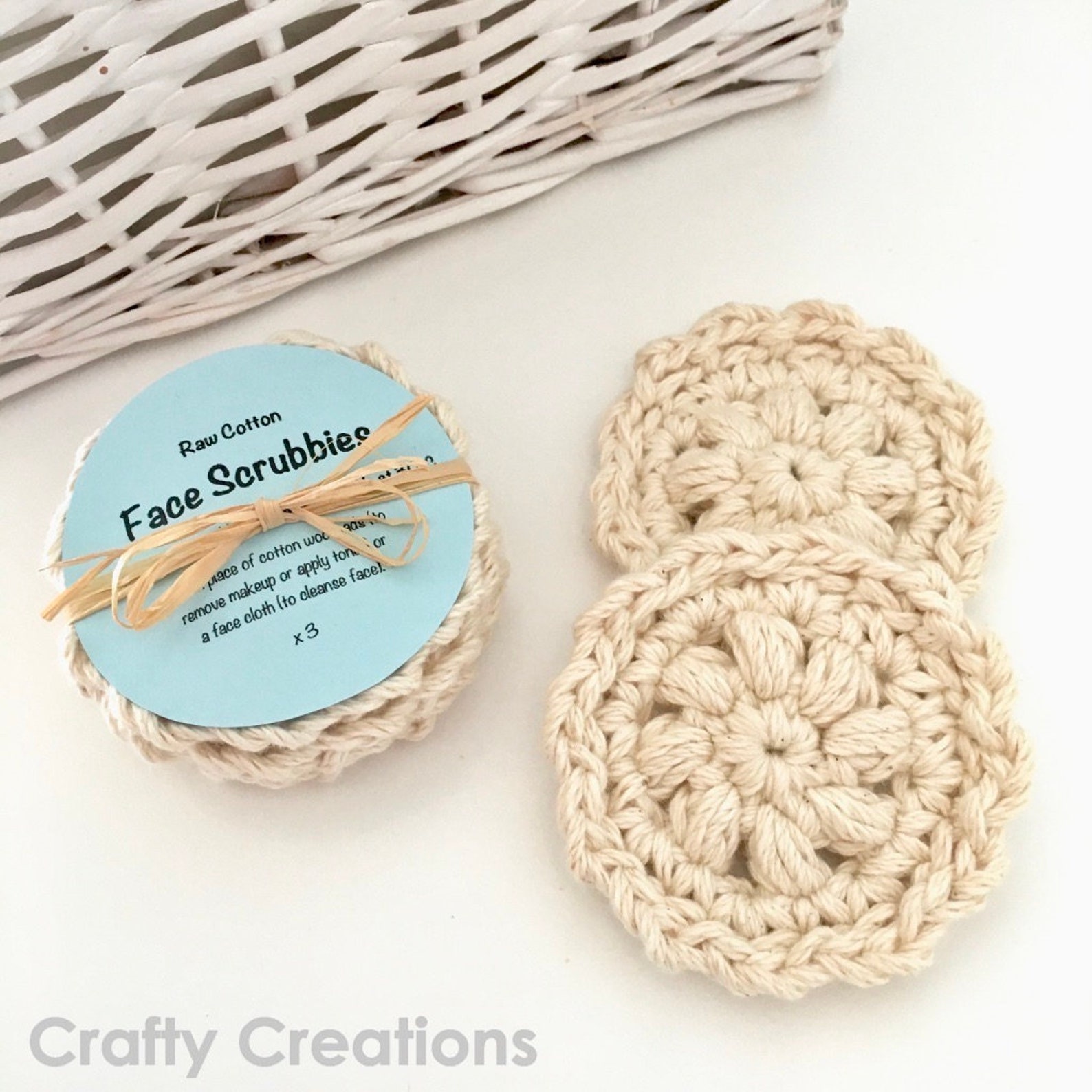 Round Face Scrubby Crochet Pattern - Etsy