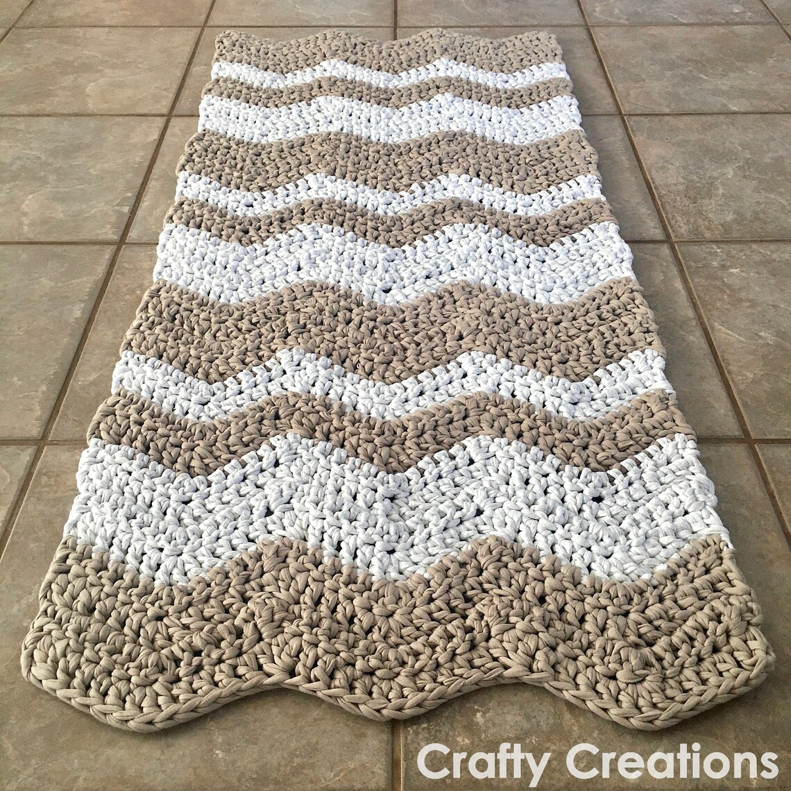 Ripple Rug Crochet Pattern - Etsy