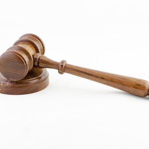 Handmade Sheesham Wooden Judge's Gavel Auction Hammer With Sound Block ...