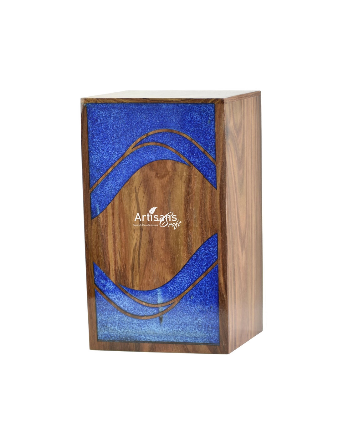 Handmade Rosewood Cremation Urn for Human Ashes Male Female – Resin ...