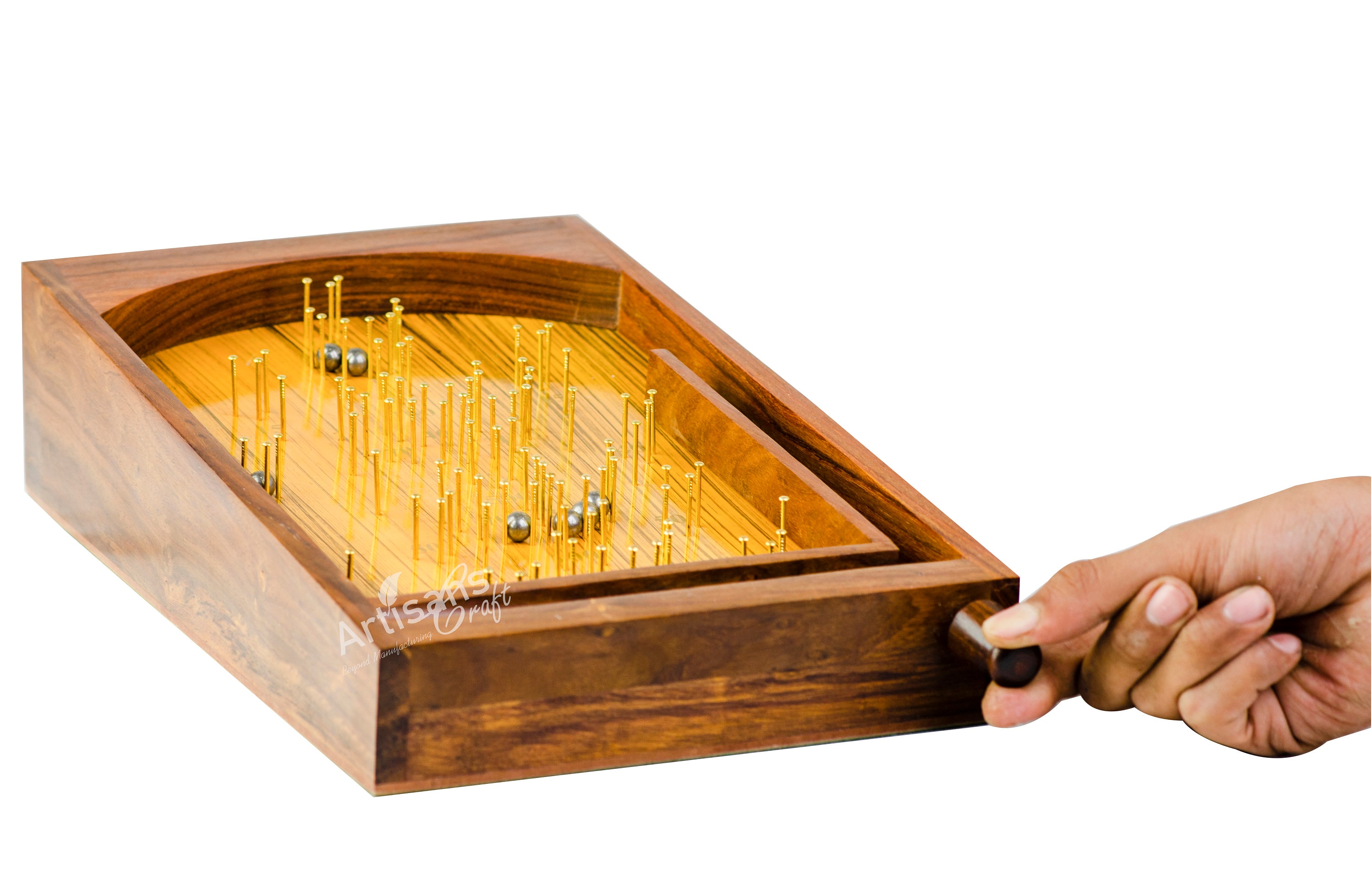 Bagatelle Rosewood Tabletop Pinball Game Hand-crafted Exquisite ...