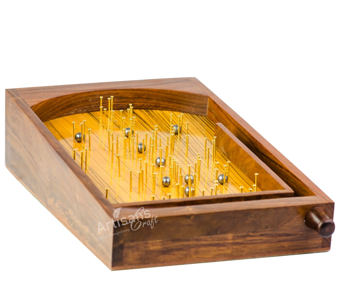 Bagatelle Rosewood Tabletop Pinball Game Hand-crafted Exquisite ...