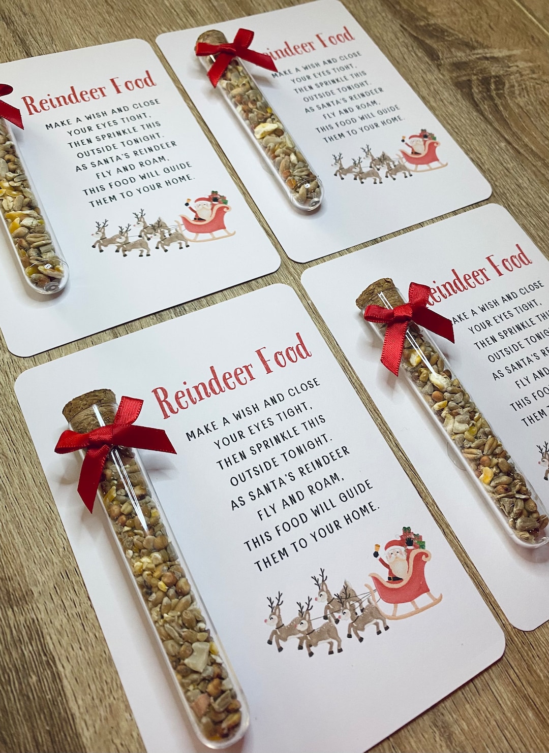 Santas Magical Reindeer Food, Reindeer Food Tube, Magical Reindeer Dust ...