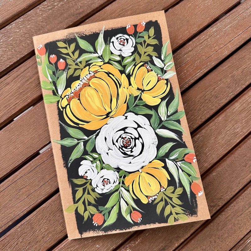 Painted Journal - Etsy