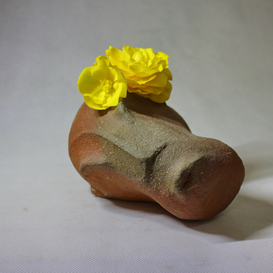 Human Face Design Vase. Creative Face and Head Vase. Creative Gift ...