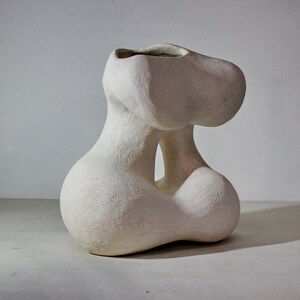 Torso Sculpture Vase. Ceramic Female Form Vase. Abstract Sculpture ...