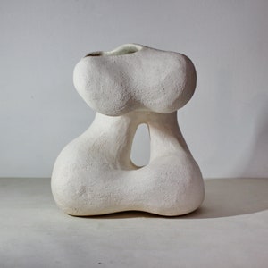 Torso Sculpture Vase. Ceramic Female Form Vase. Abstract Sculpture ...