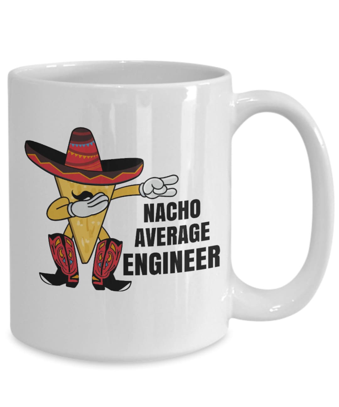 Handmade Ceramic Nacho Average Engineer Funny Gift Mug - Etsy
