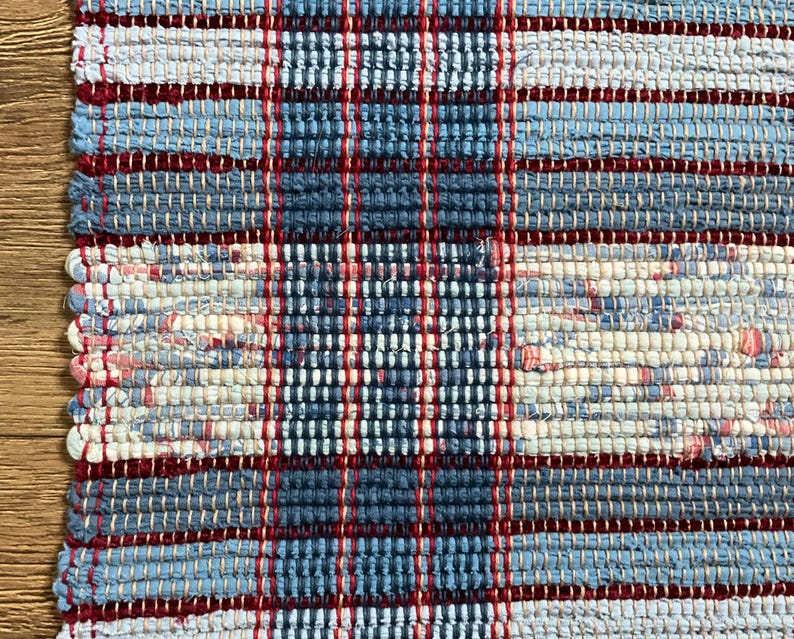Hand Woven Rag Rug, New & One of a Kind! - Etsy