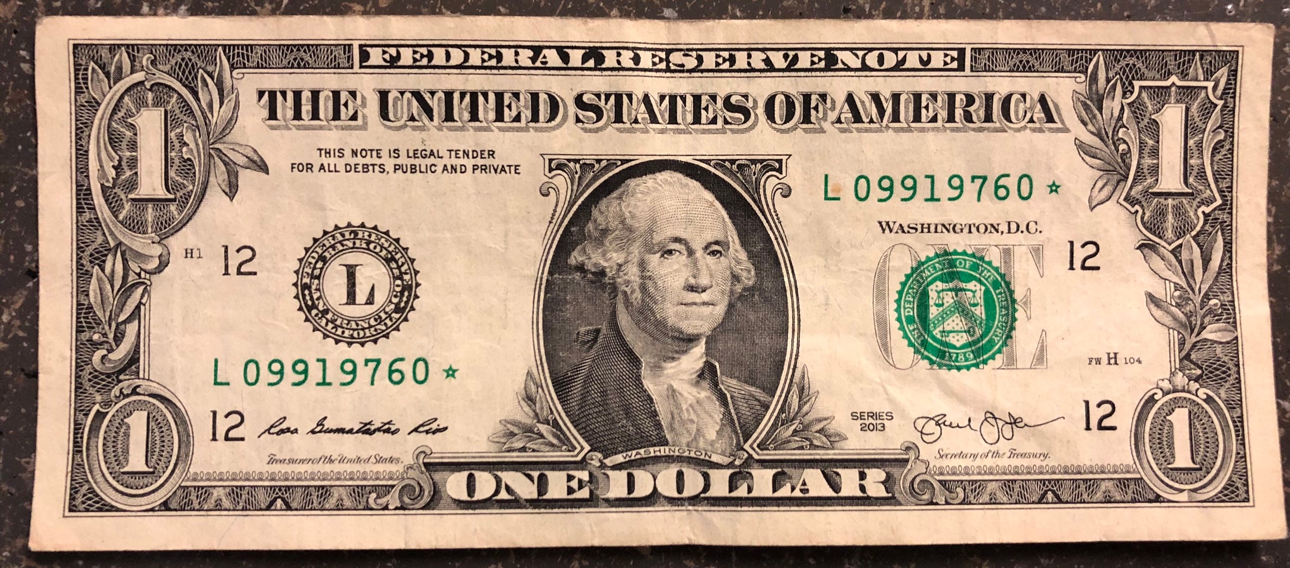 Special Date Banknote. September 9 1976 One Dollar Bill U.S. | Etsy