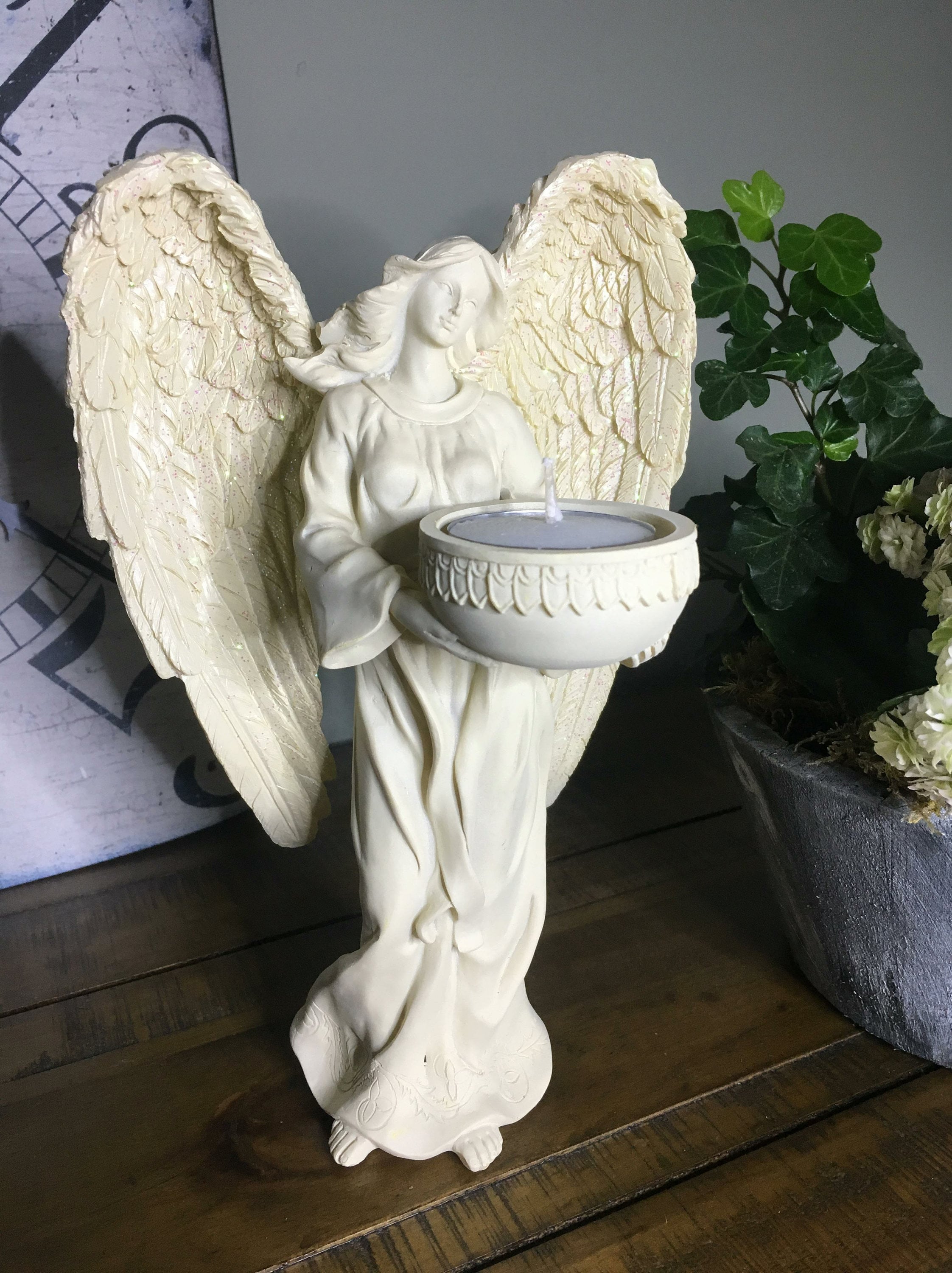 Ceramic Statues of Angels - Etsy