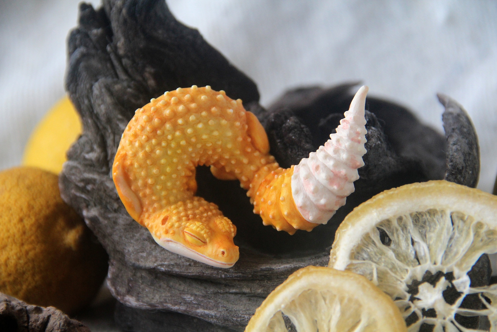 Leopard Gecko Nova Figurine Hand Painted (tea Leopard Gecko / Teacup ...