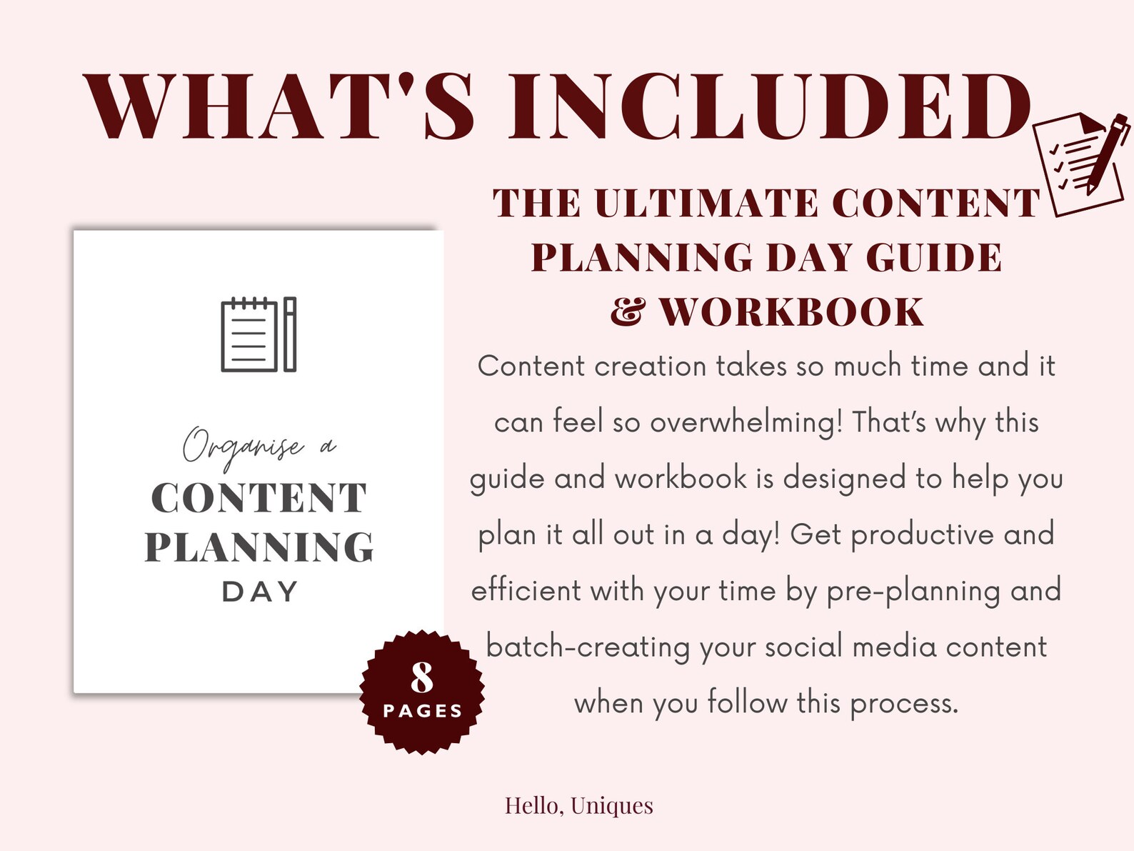 Content Planning Day Content Planner Content Guide Content Creation ...