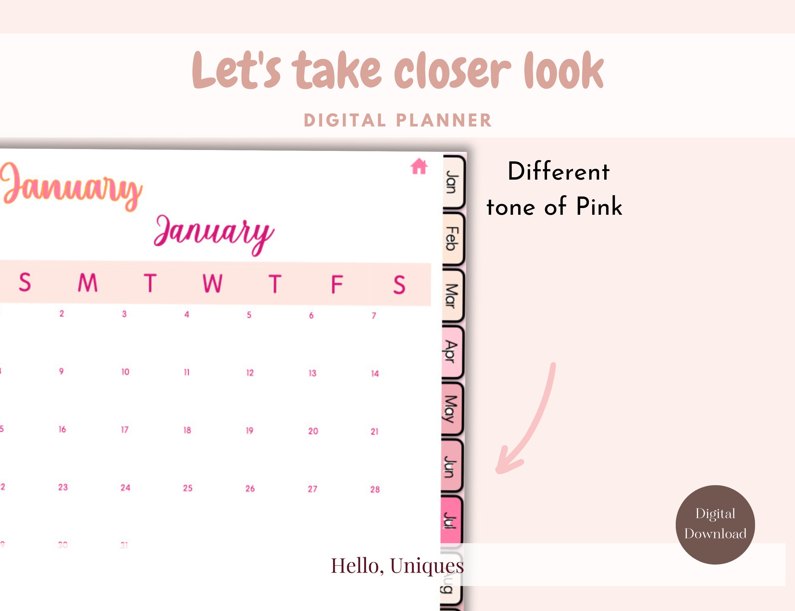 400 Pages 2023 Dated Daily, Weekly, Monthly Digital Planner iPad ...