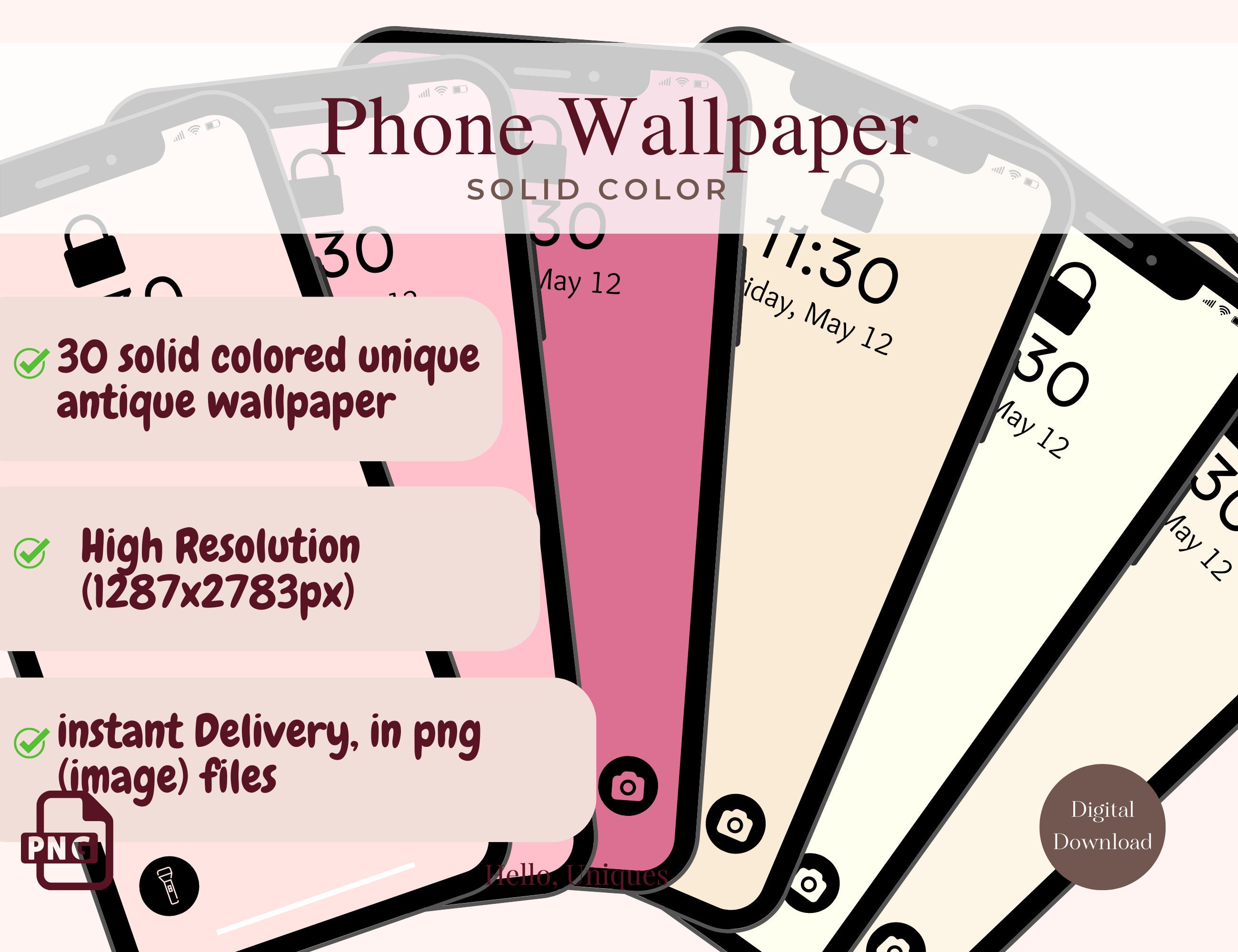 30 Solid Single Color Phone Wallpapers | iPhone Wallpapers | Android ...