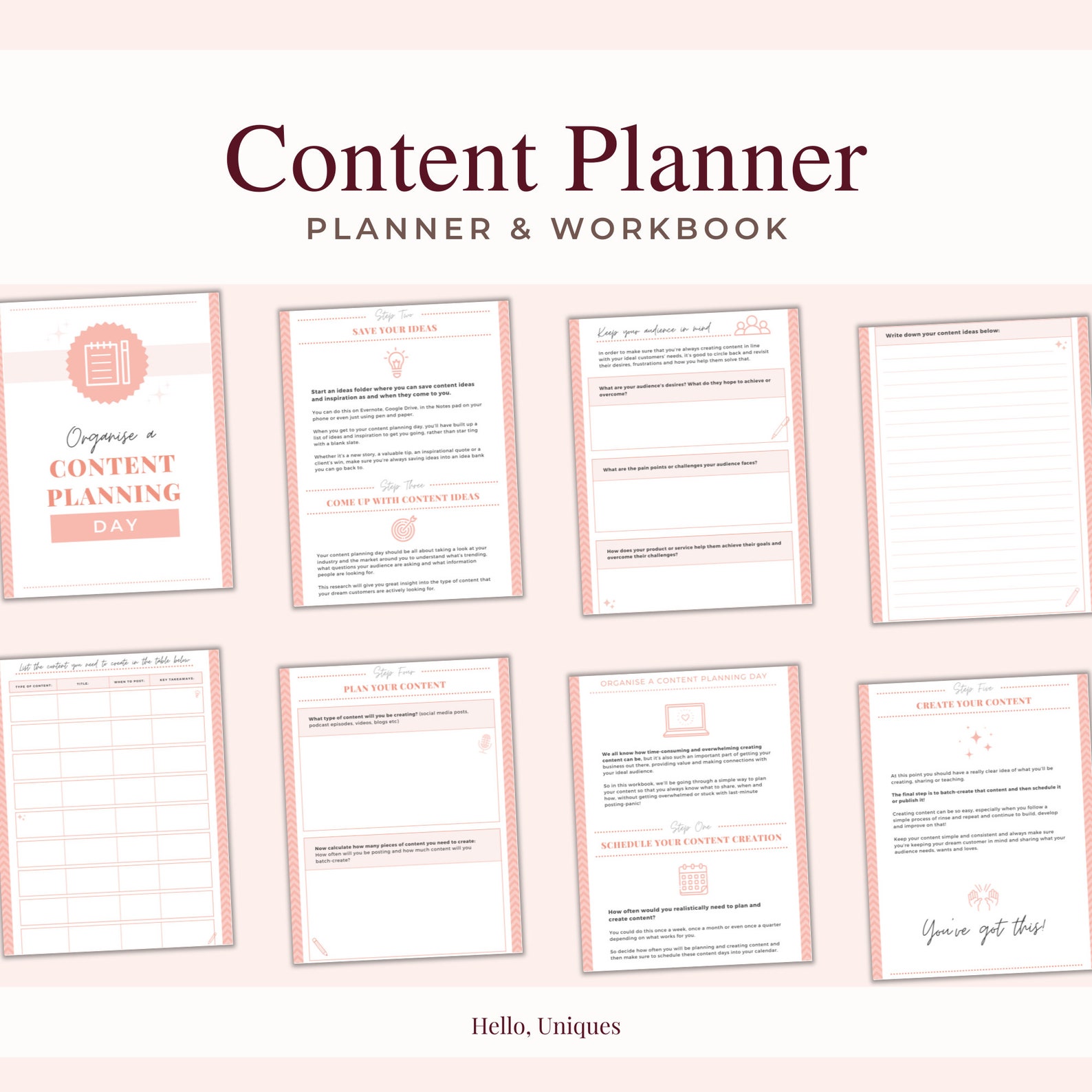 Content Planning Day Content Planner Content Guide Content Creation ...