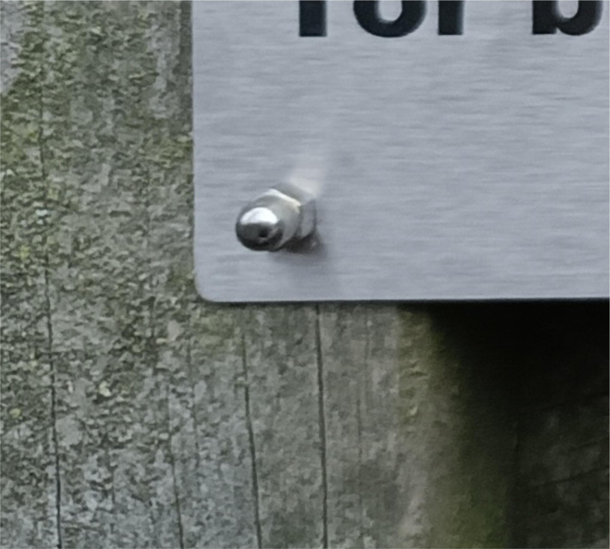 Hovawart Stainless Steel Warning Sign, Caution Dog, Dog Sign, Notice ...