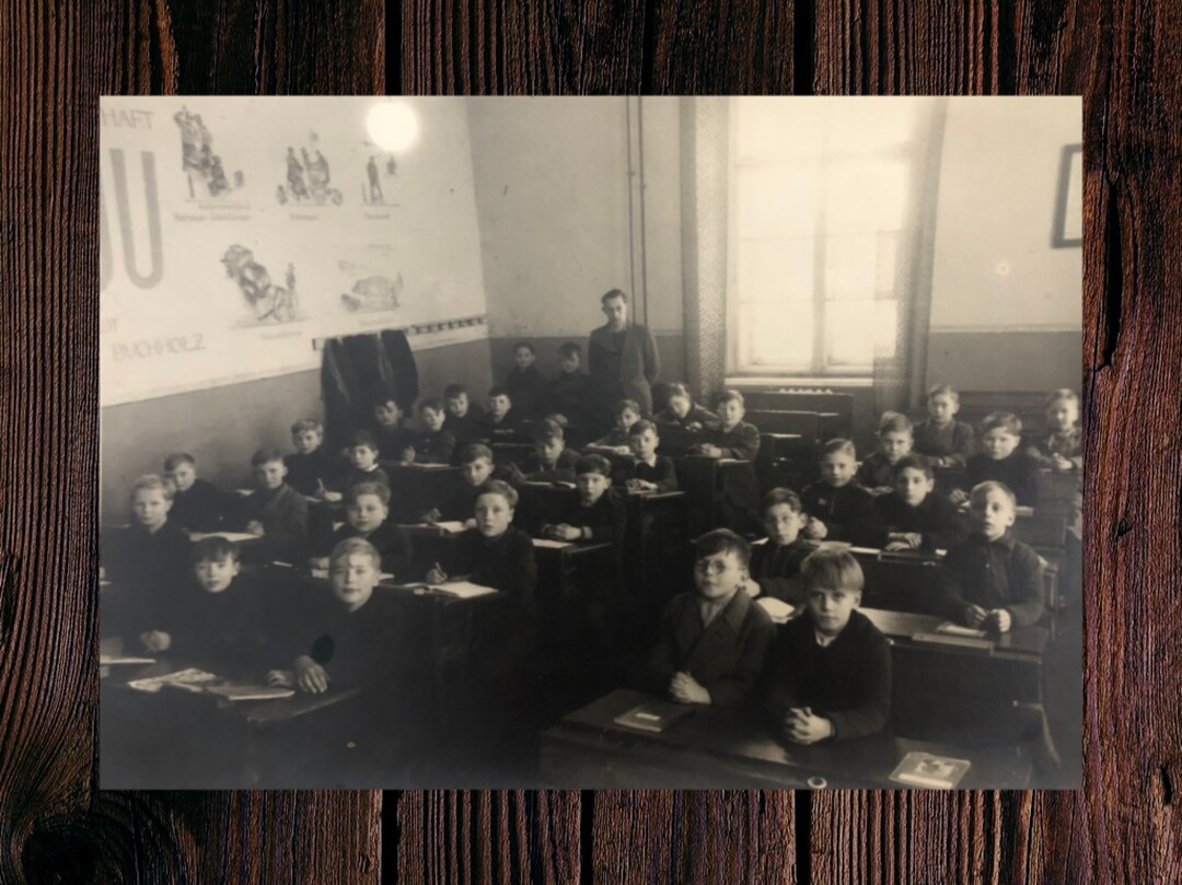 1913 German School Classroom Photo - Etsy