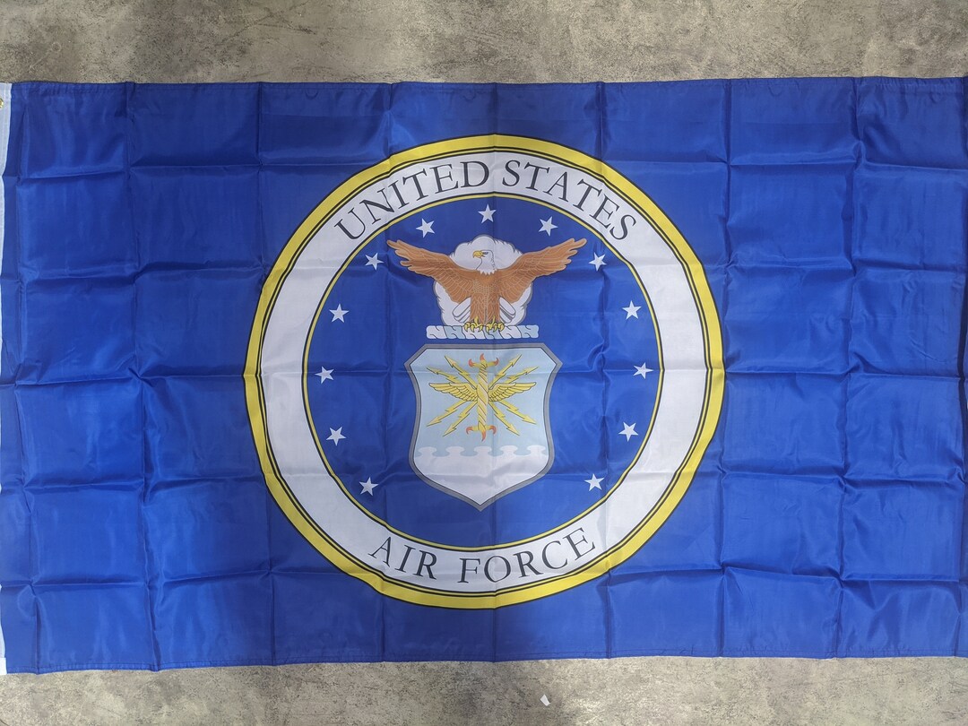 United States Air Force Emblem Flag 3'x5' - Etsy