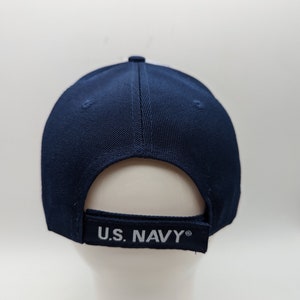 Licensed United States Navy Veteran Hat -embroidered - Emblem Eagle ...