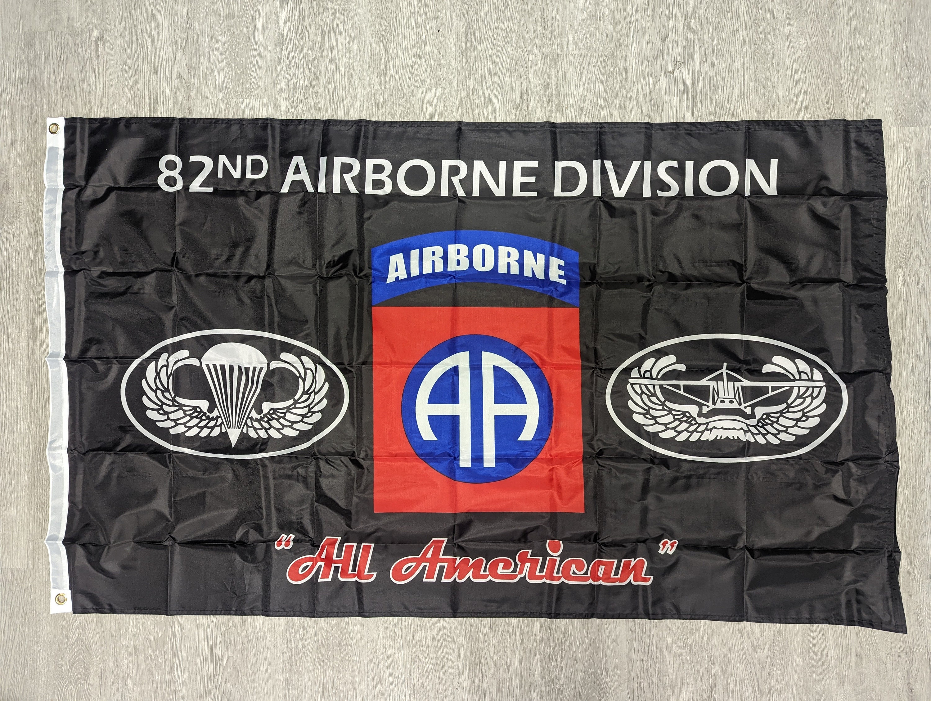 3'x5' Flag 82nd Airborne Division all American Logo Emblem black U.S. Army 82nd - Etsy