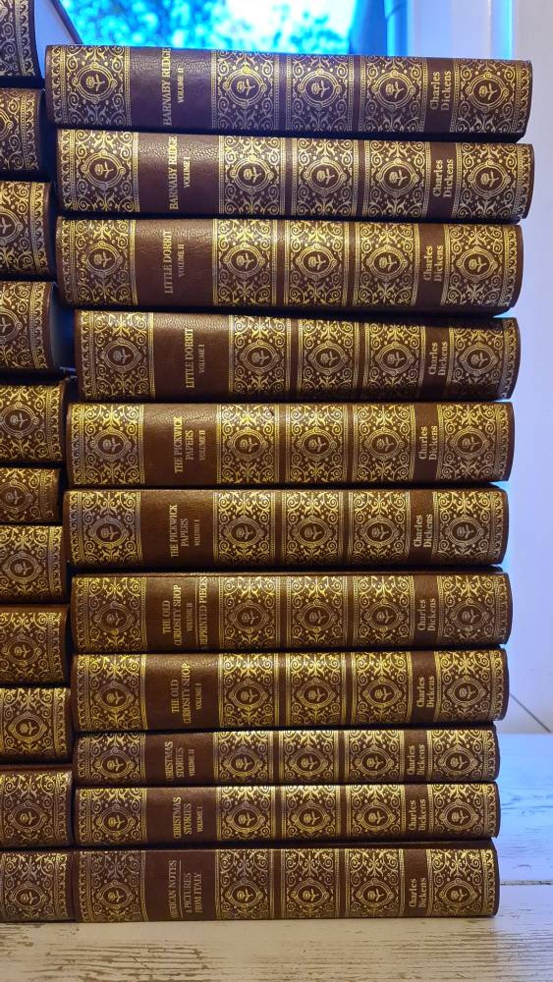 Full rare set 32 Books Charles Dickens collection reproduction | Etsy Full rare set 32 Books Charles Dickens collection reproduction | Etsy