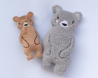 Teddy Bear Stuffie ITH Embroidery Machine Pattern - Etsy