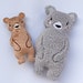 Teddy Bear Stuffie ITH Embroidery , Machine Pattern, ITH Bear Stuffie ...