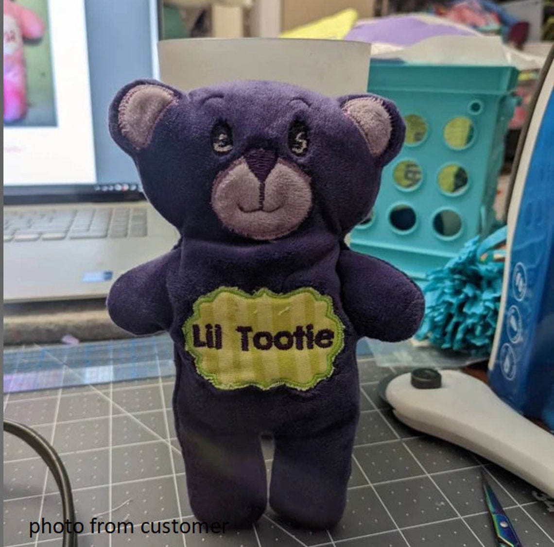 Teddy Bear Stuffie ITH Embroidery , Machine Pattern, ITH Bear Stuffie ...