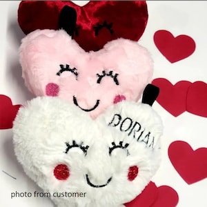 Heart Stuffie ITH Embroidery , Machine Pattern, ITH Heart Stuffie ...