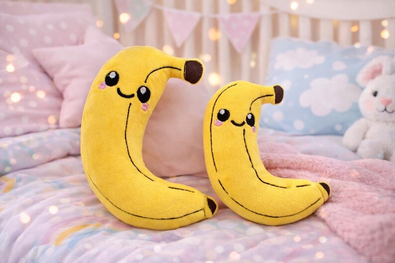 Banana Fruit Stuffie ITH Embroidery , Machine Pattern, ITH Fruit ...