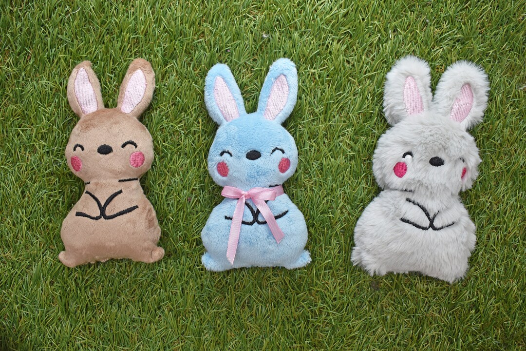 Easter Bunny Stuffie ITH Embroidery ,machine Pattern,ith Bunny Stuffie ...