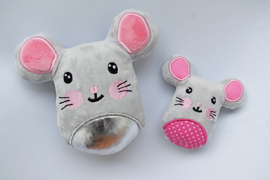 Mouse Stuffie ITH Embroidery , Machine Pattern, ITH Mouse Stuffie ...
