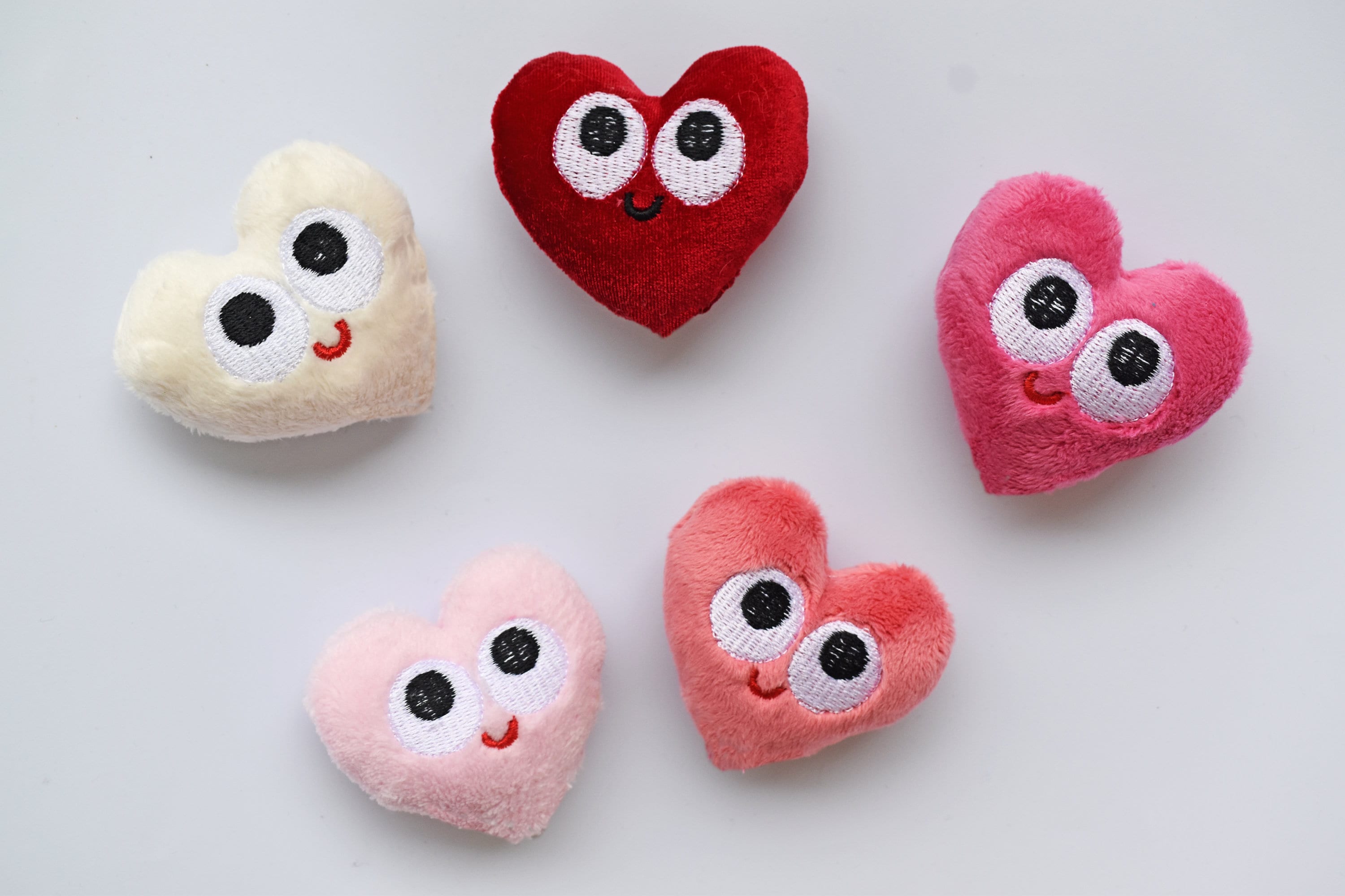 Little Heart in the Hoop 4x4 Heart Stuffie ITH Embroidery , Machine ...