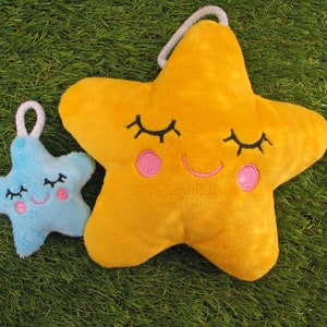 Star Embroidery Pattern, in the Hoop ITH, Softie Stuffie Plushie Kids ...