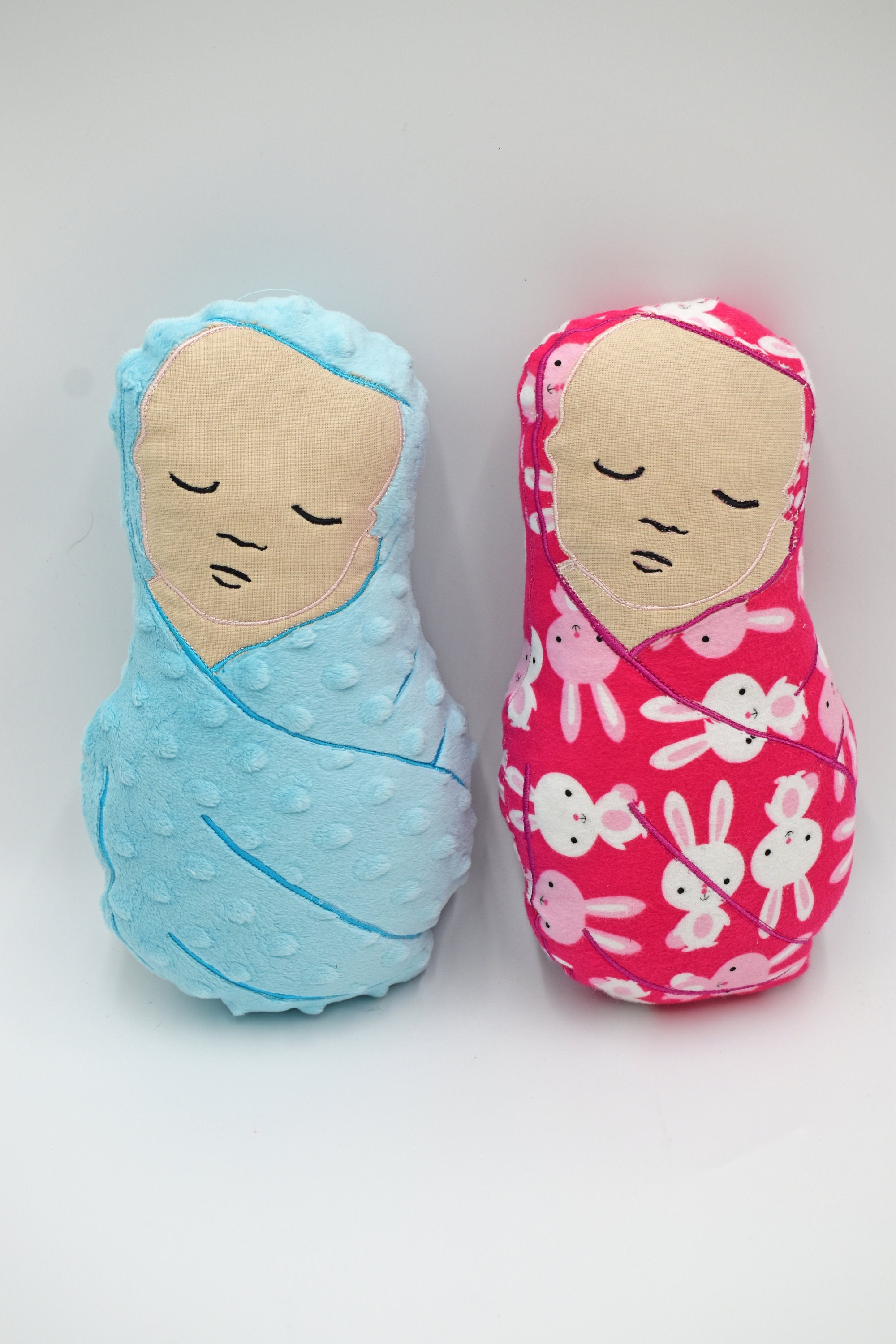 Swaddle Baby Stuffie ITH Embroidery , Machine Pattern, ITH Baby Stuffie ...