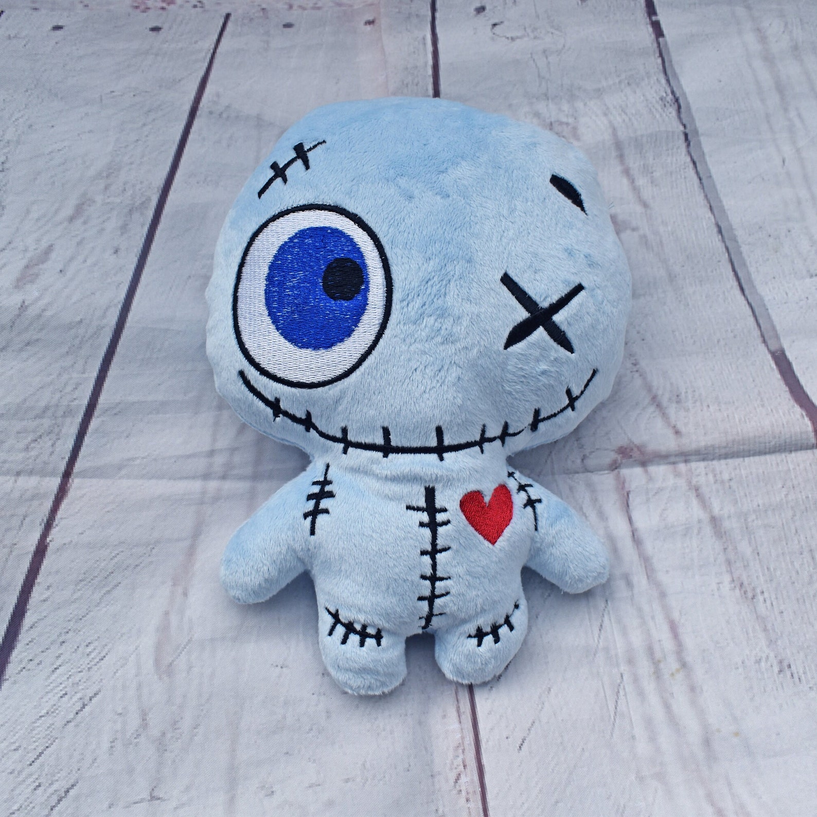 Monster Voo Doo Doll Stuffie Halloween ITH Embroidery , Machine Pattern ...