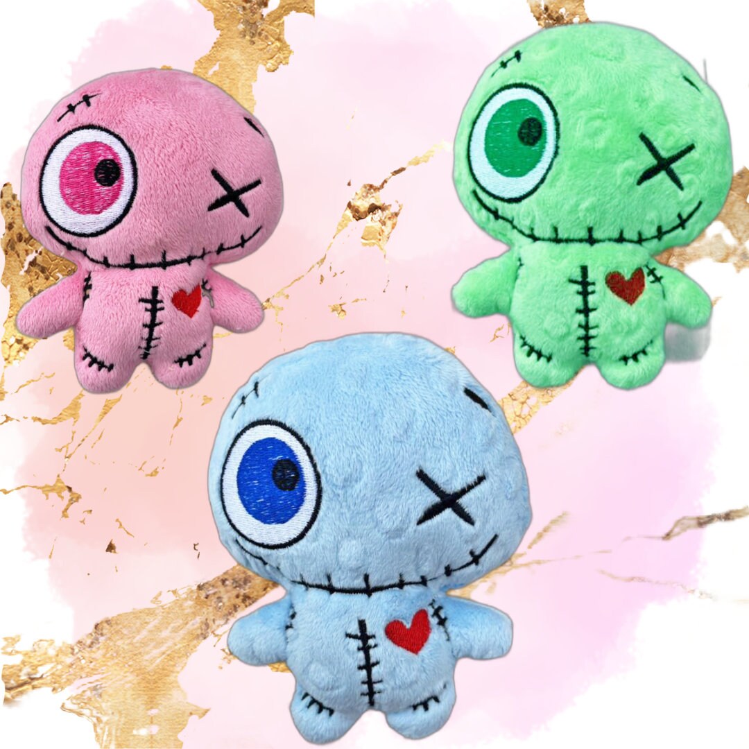 Monster Voo Doo Doll Stuffie Halloween ITH Embroidery , Machine Pattern ...