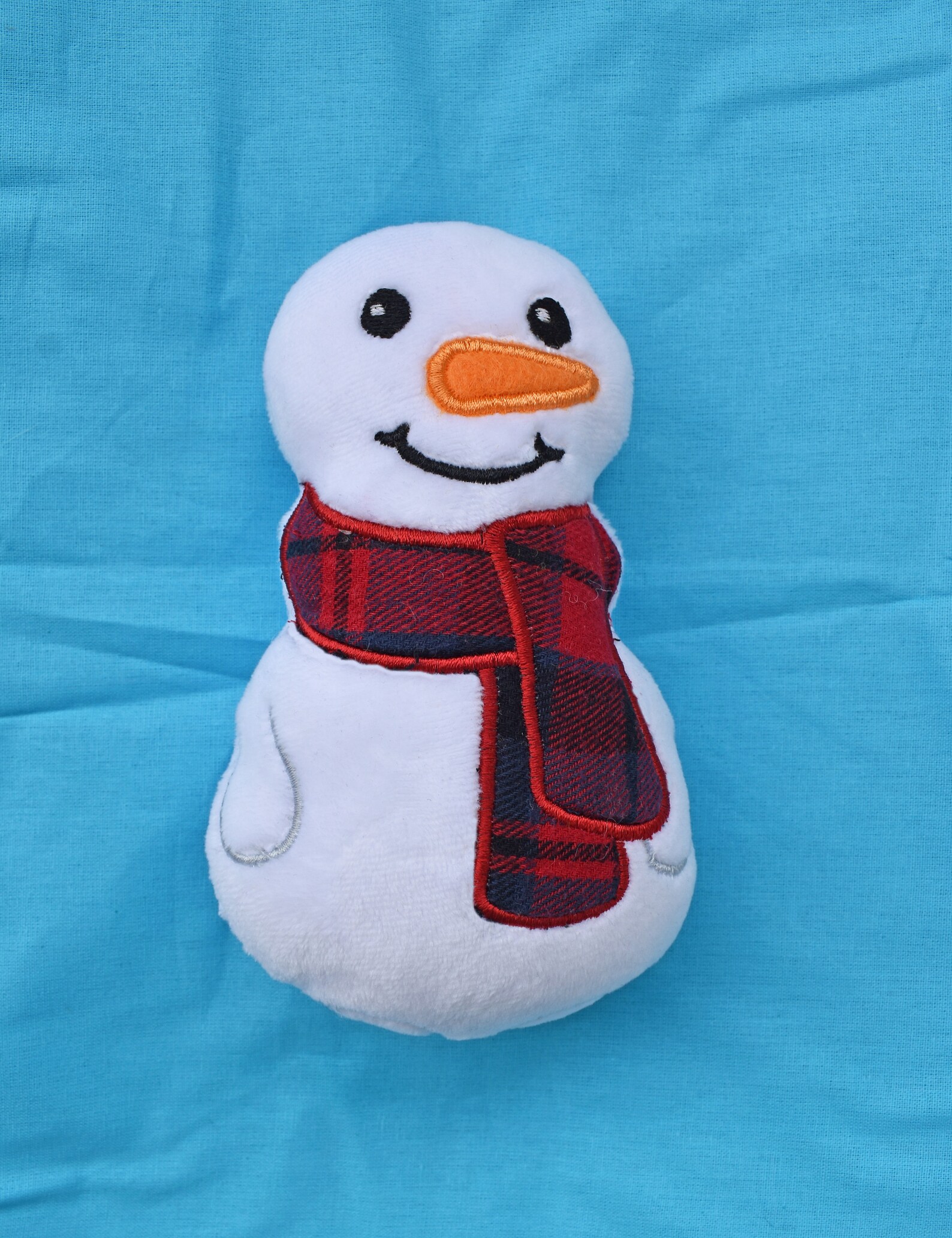 Snowman in Scarf Stuffie ITH Embroidery , Machine Pattern, ITH ...