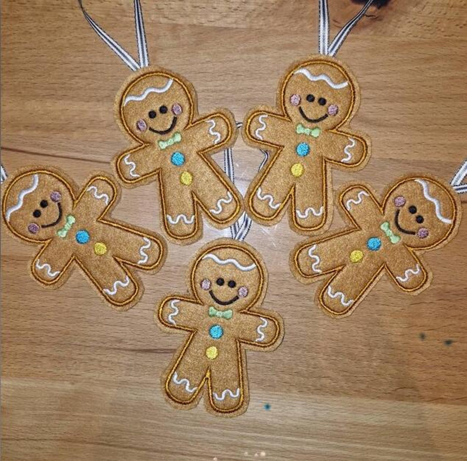 Gingerbread Man Embroidery Pattern , in the Hoop, ITH, Softie Stuffie ...