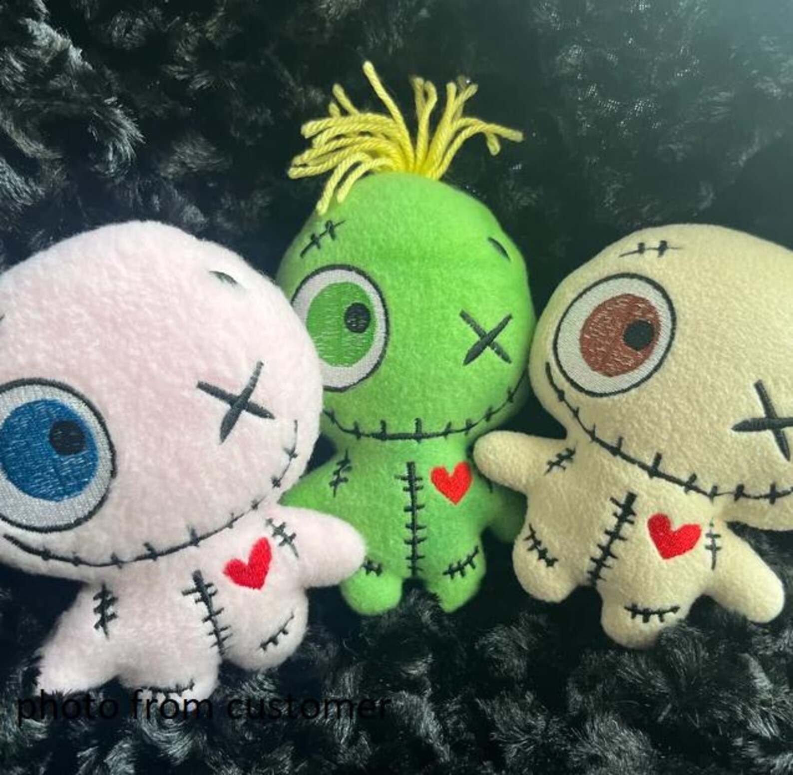 Monster Voo Doo Doll Stuffie Halloween ITH Embroidery , Machine Pattern ...