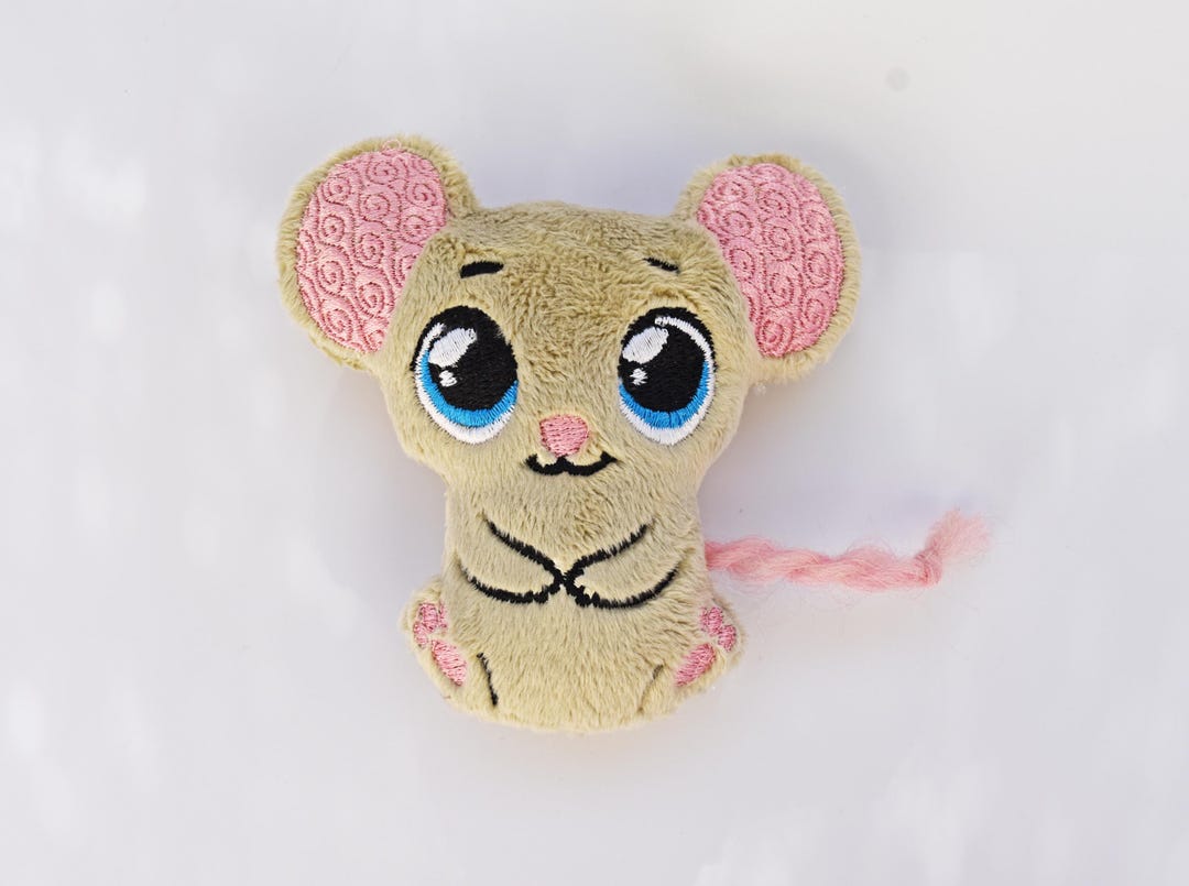 Mouse Stuffie ITH Embroidery Machine Pattern Mouse Stuffie,mouse Softie ...
